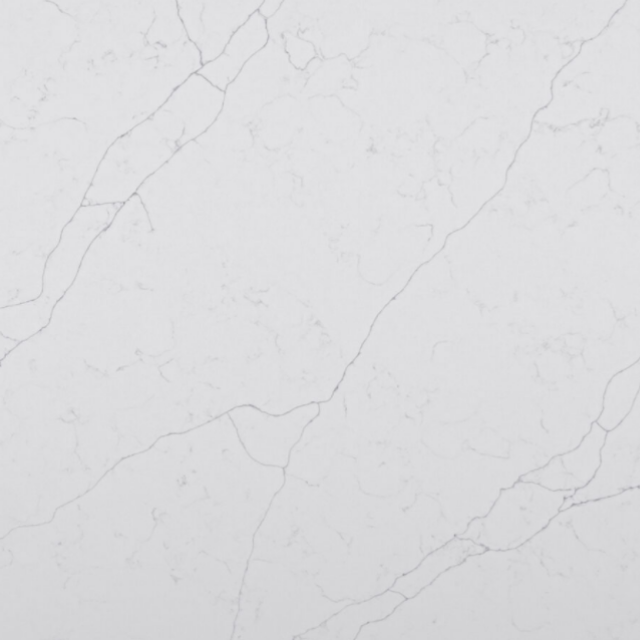 Alaska Bianca Quartz Kitchen Countertop | Méga Comptoirs